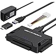 Amazon.com: Hard Drive Reader SATA IDE to USB 3.0 Adapter, USB to ...