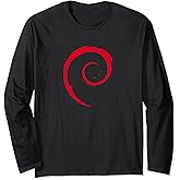 Amazon.com: Linux lover Tee Debian Spiral Logo Open Source Os T-Shirt ...