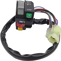 Amazon.com: M MATI Left Handlebar Control Start Run Off Headlight ...