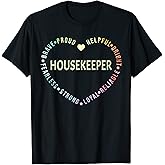 Amazon.com: Housekeeper Housekeeping T-Shirt : Clothing, Shoes & Jewelry