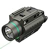 Feyachi LF-58 Green Laser Tactical Light Combo 200 Lumen LED Flashlight Laser with Picatinny ...