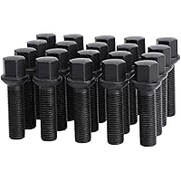 Akozon Wheel Lug Bolt, 20 Pcs Wheel Lug Nuts M14x1.5 Wheel Spacers Lug ...