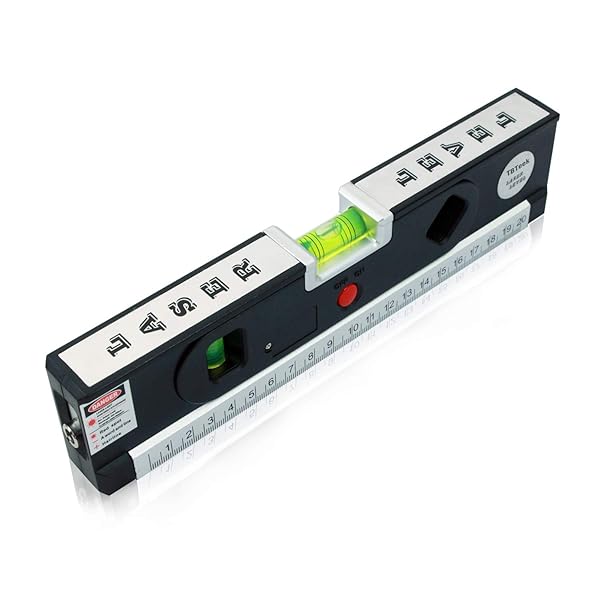 TBTeek Multipurpose Laser Level Tool,Laser Measuring Tape,Self-leveling ...