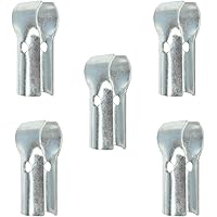 TEHAUX Chain Link Fence End Rails Clamp, T Pipe Clamp Stainless Steel ...