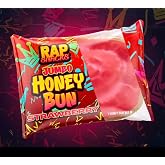Amazon.com : Rap Jumbo Honey Bun, Glazed Flavor, Sweet Pastry Snack 4 ...