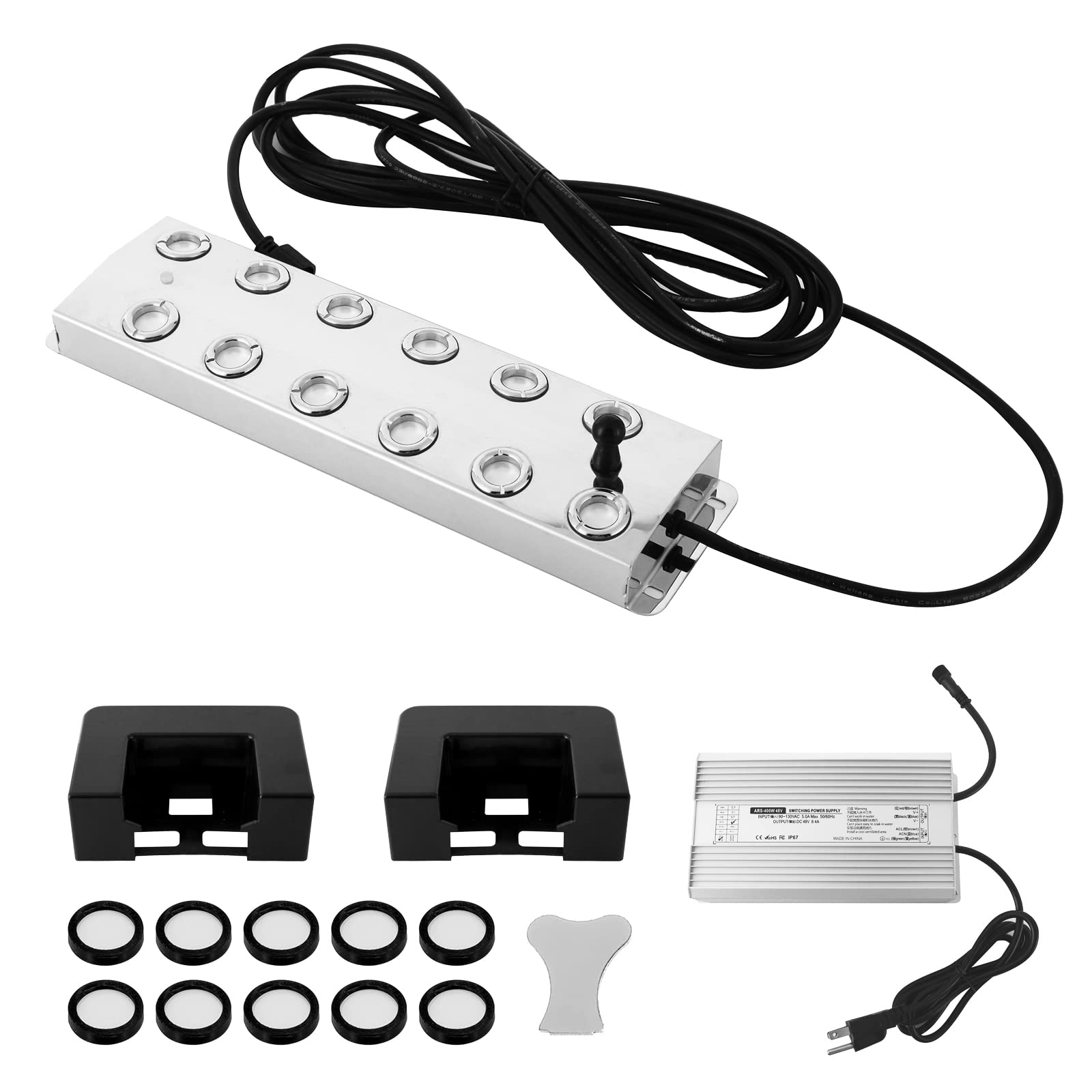 Dyna-Living Mist Maker Ultrasonic Fogger 12 Head Mist Maker Fogger ...