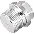 Amazon.com: uxcell M22 X 1.5 Male Outer Hex Head Plug - 304 Stainless ...