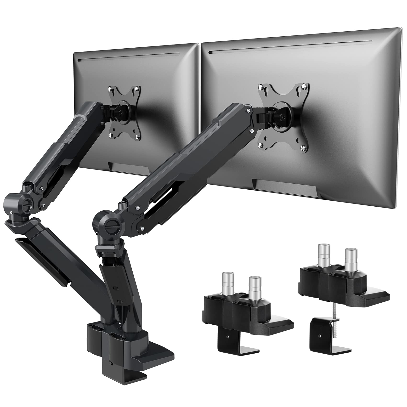 Mua Dual Monitor Arm Mount, Adjustable Aluminum Dual Monitor Stand for ...