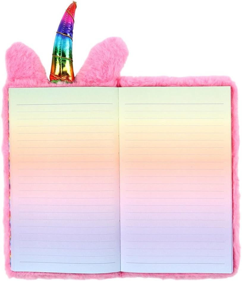 Kawaii Kool Fluffy Unicorn and narwhal notebooks – Set of 2 – BigaMart