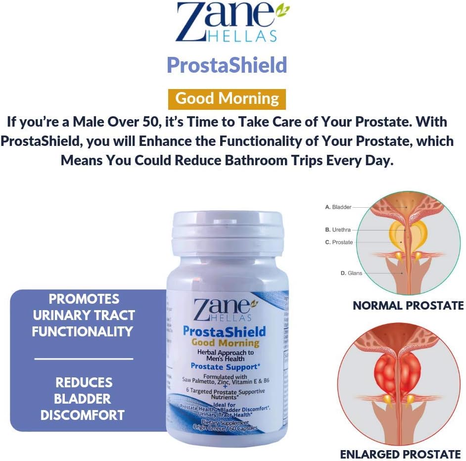 ProstaShield Good Morning. Prostate Supplement. Ideal for Urinary Tract ...