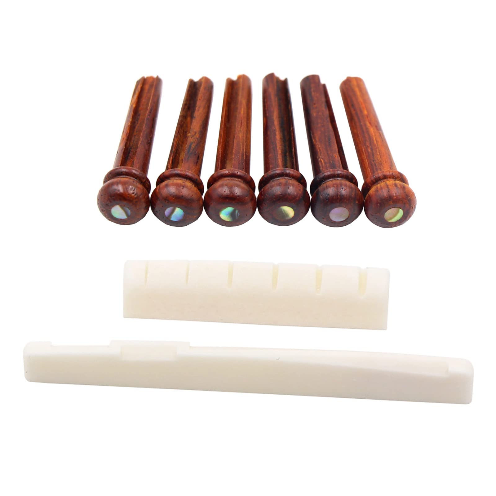 Mua Cocobolo Wood Acoustic Guitar Bridge Pins with Abalone Dot and 6 ...