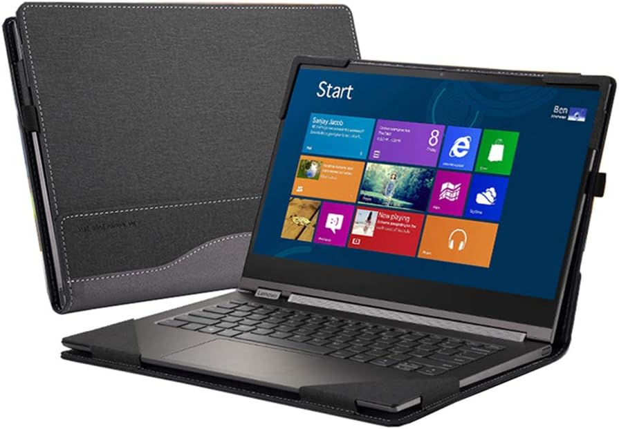 Huawei MateBook X Pro Case, PU Leather Folio Stand Protective Laptop ...