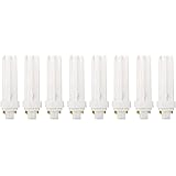 (4 Pack) PLC-18W 827, 4 Pin G24q-2, 18 Watt Double Tube, Compact Fluorescent Light Bulb ...