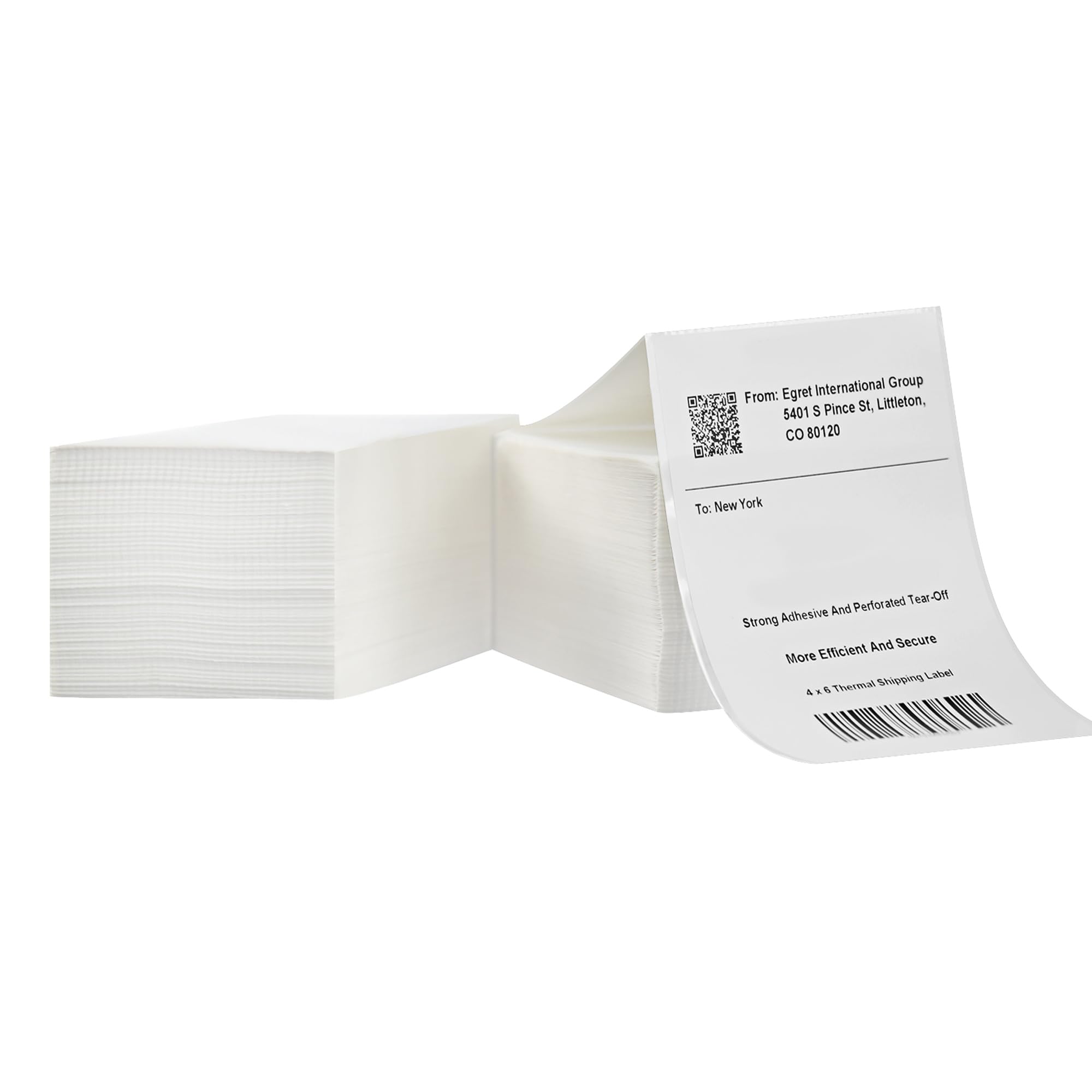 ALLIGATOR 4x6 Thermal Shipping Labels -2 Rolls, 500 Labels/Roll, BPA ...