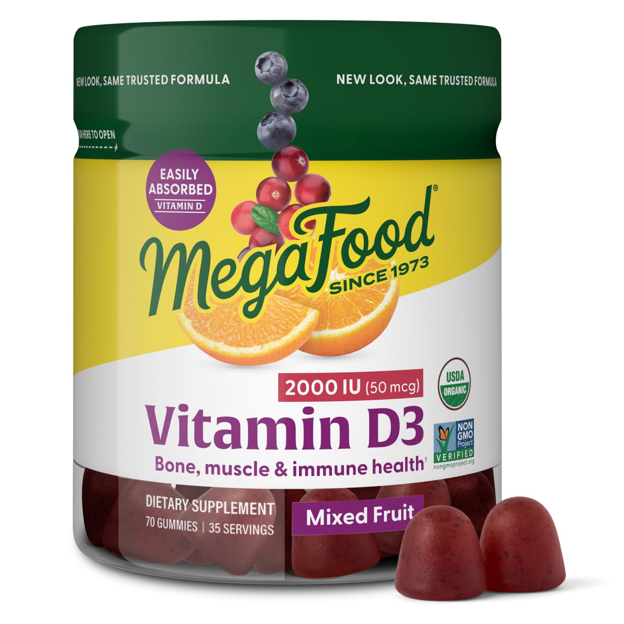 Mua MegaFood Vitamin D3 Gummies 2000 IU (50 mcg) - Vitamin D Gummies ...