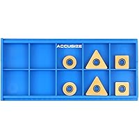 Accusize Industrial Tools 3 Pc Little Hogger End Mill Set, 45 Deg, 90 ...