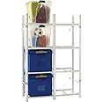 Bin Warehouse DFAE2M2X4BW0408 Tote Storage System for 8-Totes - Closet ...