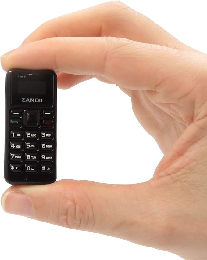 Zanco Tiny T1 - Black - World's Smallest Mobile Phone: Amazon.co.uk ...