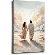 Mujer Caminando Con Jesus