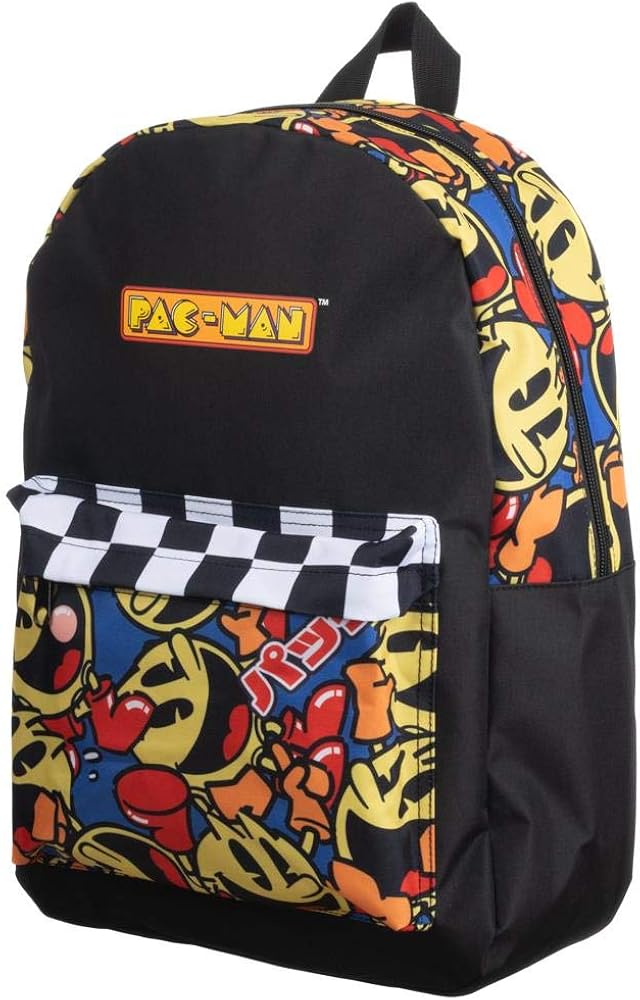 Amazon.com: Pac-Man Retro Video Game Mixblock Backpack: Clothing