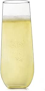 Amazon.com: Libbey Stemless Flute Wine Glasses, Set of 12, Clear, 8.5 oz / 251 mL : Everything Else