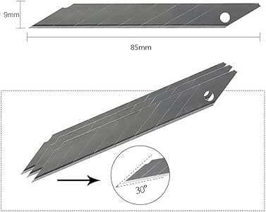 Amazon.com: 10-Pack Set (10pc/Pack) (Total 100pc) Box Cutter Utility ...