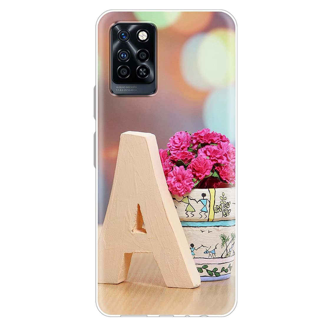 Nainz Designer Printed Soft Silicone Back Case Cover for Infinix Note ...