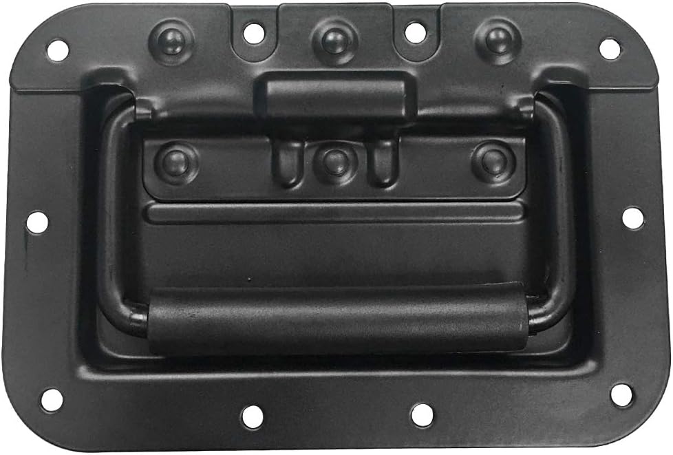 Seismic Audio - SARHW09 - Black Mid-Size Recessed Spring Loaded Handle ...
