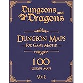 Dungeons and Dragons Dungeon Maps for Game Masters Vol 1: 100 Unique ...