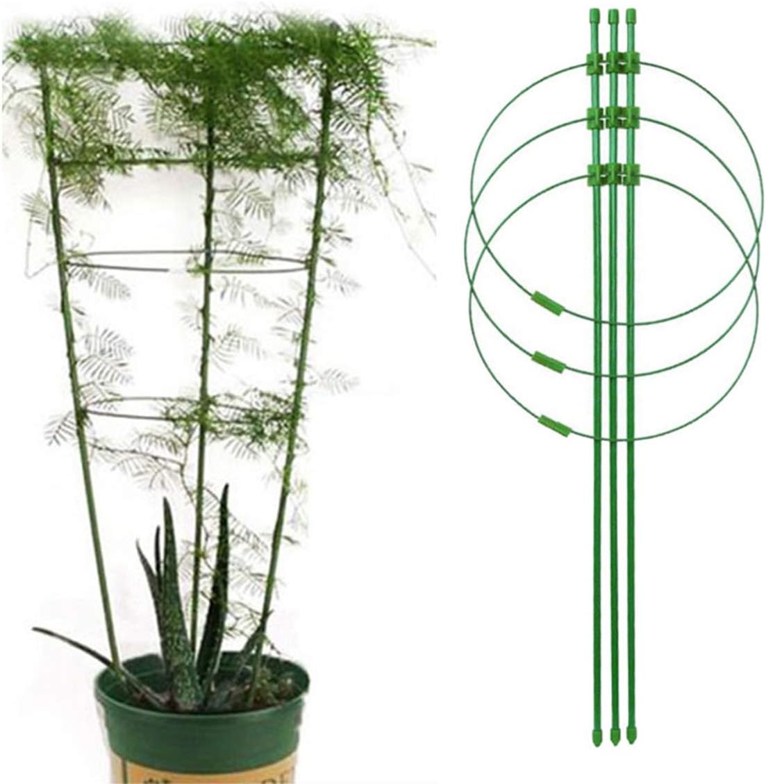 Rehomy Enrejados para Plantas, Planta Enredaderas de Soporte de Hojas ...
