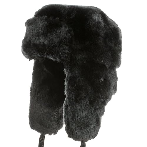 Explorer Ushanka Winter Trapper Faux Fur Pilot Hat Ear Flaps in Kenya ...