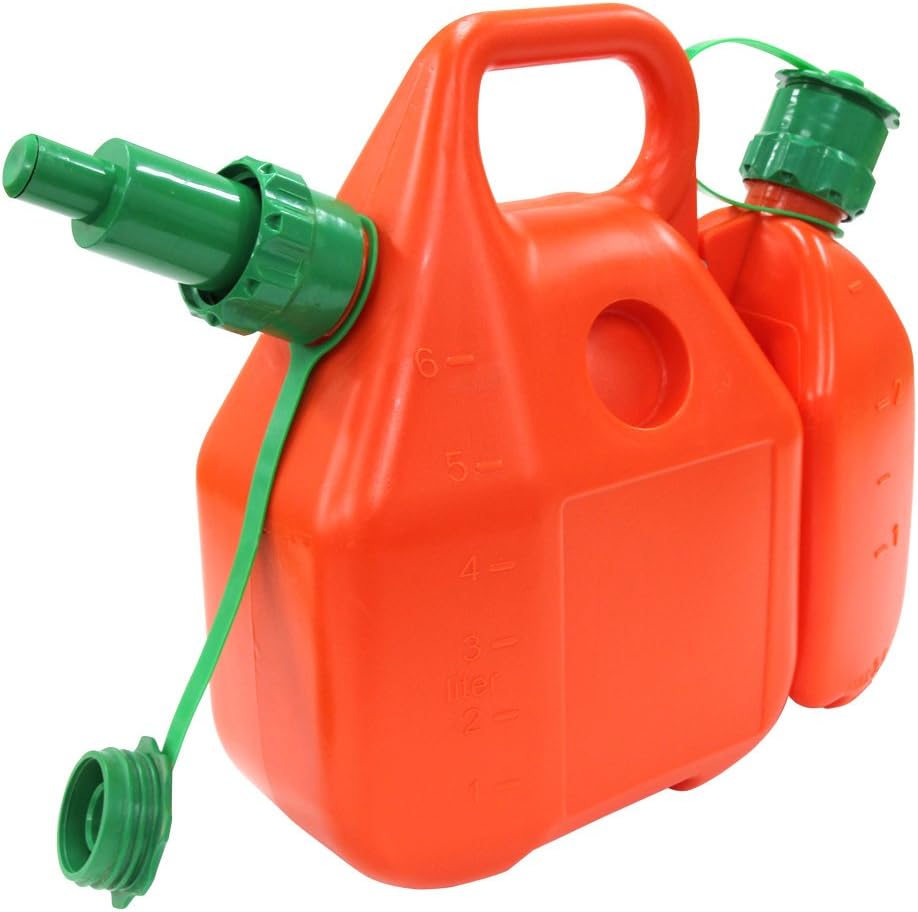 Amazon | WEIMALL 混合計量タンク 安全混合容器 2サイクルガソリン混合タンク 2ストローク 6L 2.5L 8.5L | ポリ容器