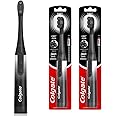 Amazon.com: Colgate 360 Charcoal Sonic Powered Battery Toothbrush, Pack ...