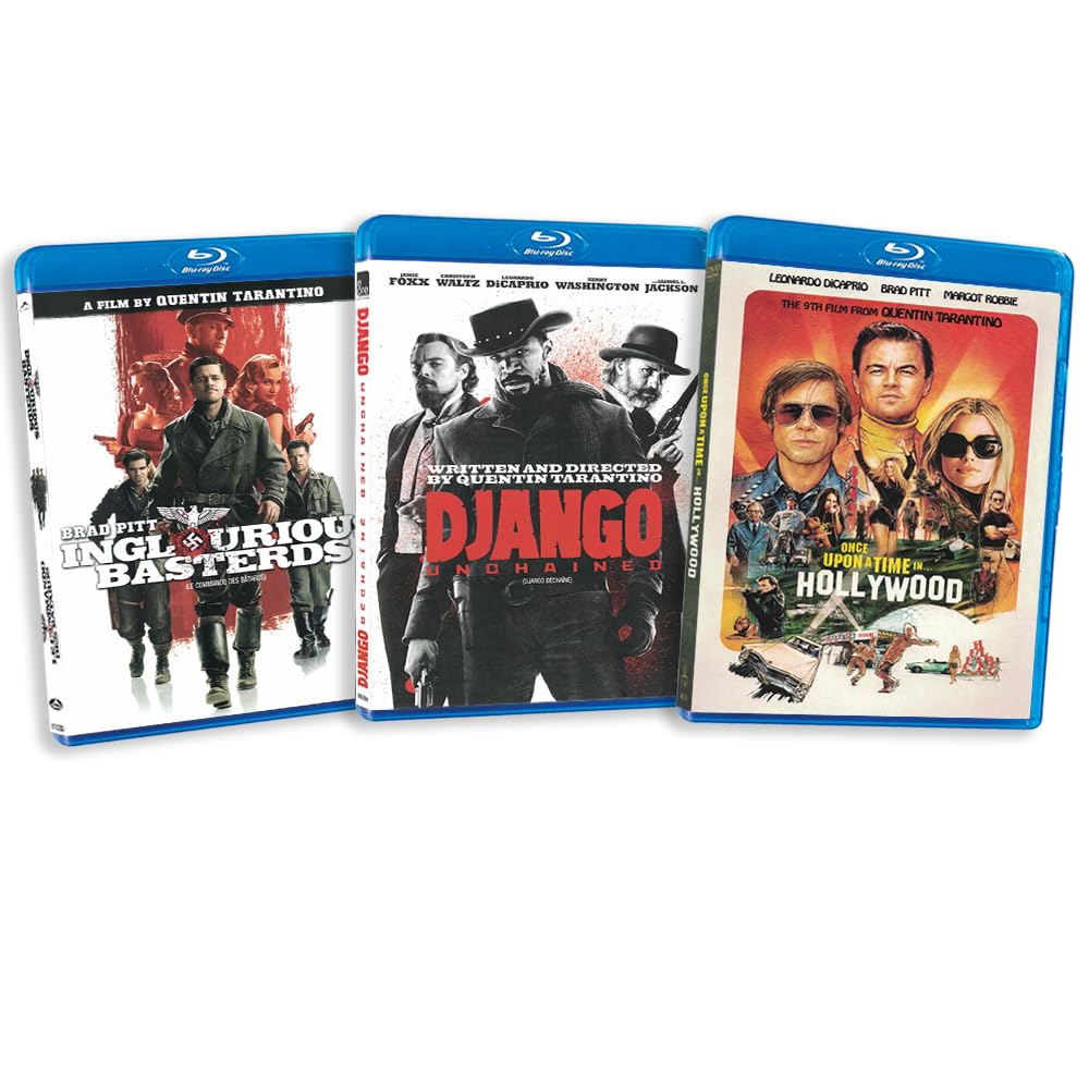 Quentin Tarantino Revisionist History 3-Movie Blu-Ray Collection: Inglorious Basterds / Django ...
