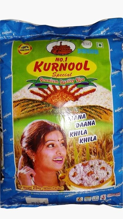 No.1 Kurnool Special Sona Masoori White Rice, 18 Kg…: Amazon.in ...