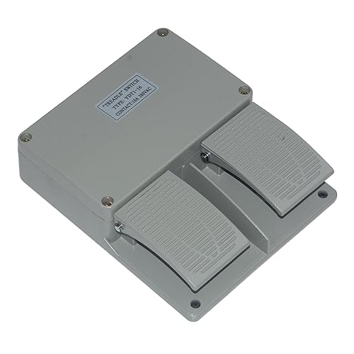 YDT1-16 380VAC 10A Dual Foot Switch Pedal Two Pedal Board Foot Operated ...
