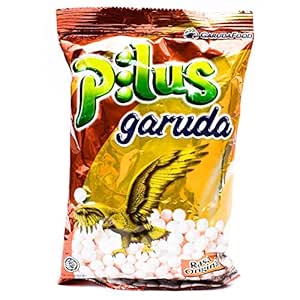 Amazon.com: Garuda Snack Pilus Original Flavor 95 Gram (3.35 Oz) Coated ...