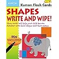 Shapes Write and Wipe! (Kumon Flash Cards): Kumon Publishing, Kumon ...