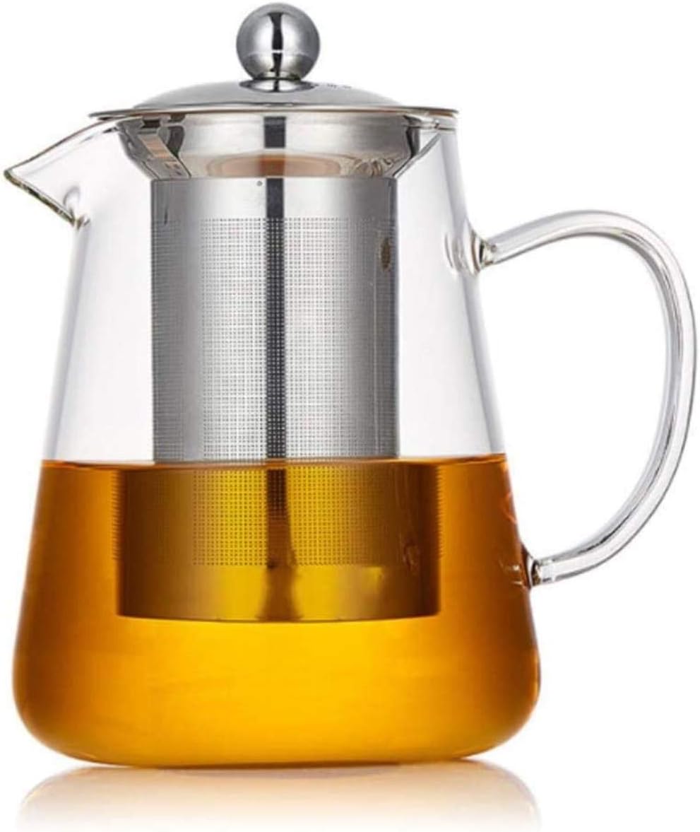 WANGXIAOYUE Tetera Tetera de Hierro Fundido de 350 ml de Vidrio ...