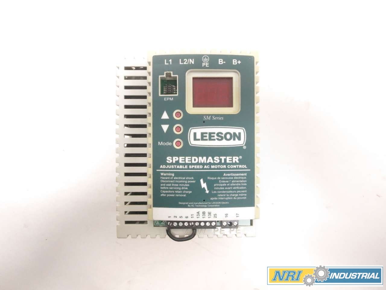 LEESON 174266.00 SPEEDMASTER SM SERIES 1.5HP 0-230V 6A CONTROL DRIVE ...