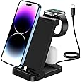 Amazon.com: Charging Station for Multiple Devices 3 in 1 Foldable iPhone Wireless Charging Stand ...