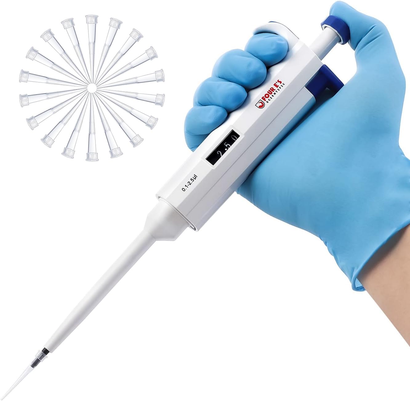 Mua FOUR E'S SCIENTIFIC 0.1-2.5 ul Laboratory Pipettes Micropipette ...