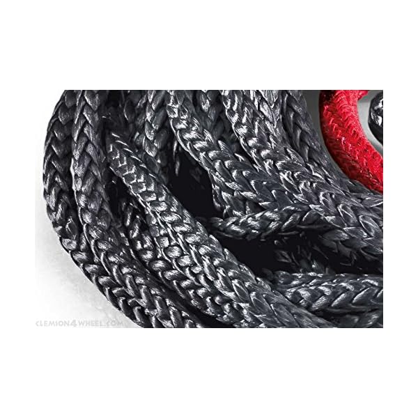 WARN 96040 Spydura Pro Synthetic Winch Cable Rope with Loop Ends: 3/8 ...