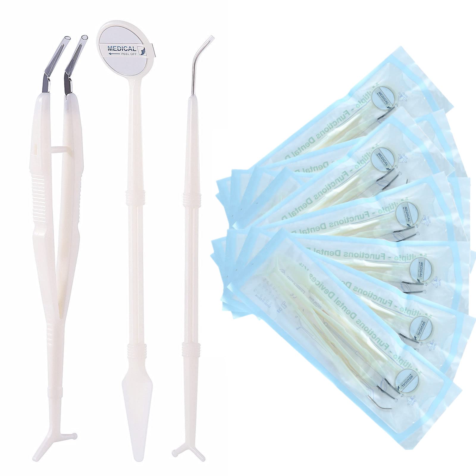 Mua JMU 10 Pack Disposable Dental Examination Kit, 3Pcs Basic ...