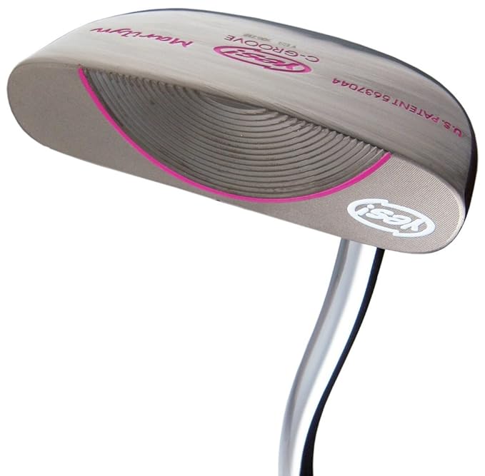 Yes Golf Left Handed Ladies Putter Golf Pink Marilyn 34" Putter: Amazon ...