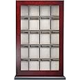 Amazon.com: TimelyBuys 20 Piece Cherry Wood Watch Display Wall Hanging ...