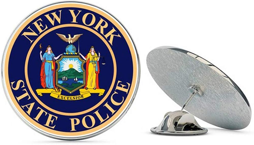 Amazon.com: NYC Jewelers New York State Police Metal 0.75" Lapel Hat ...