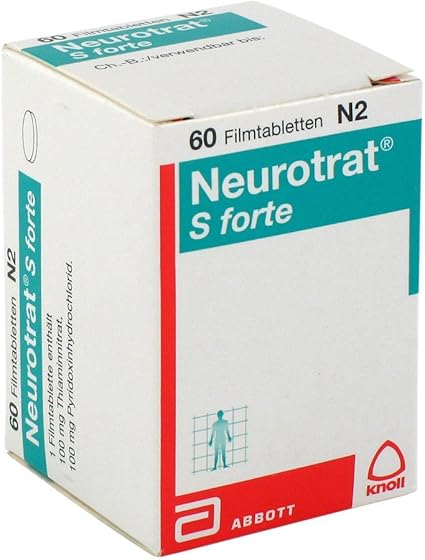 NEUROTRAT S forte Filmtabletten 60 St Filmtabletten: Amazon.de ...