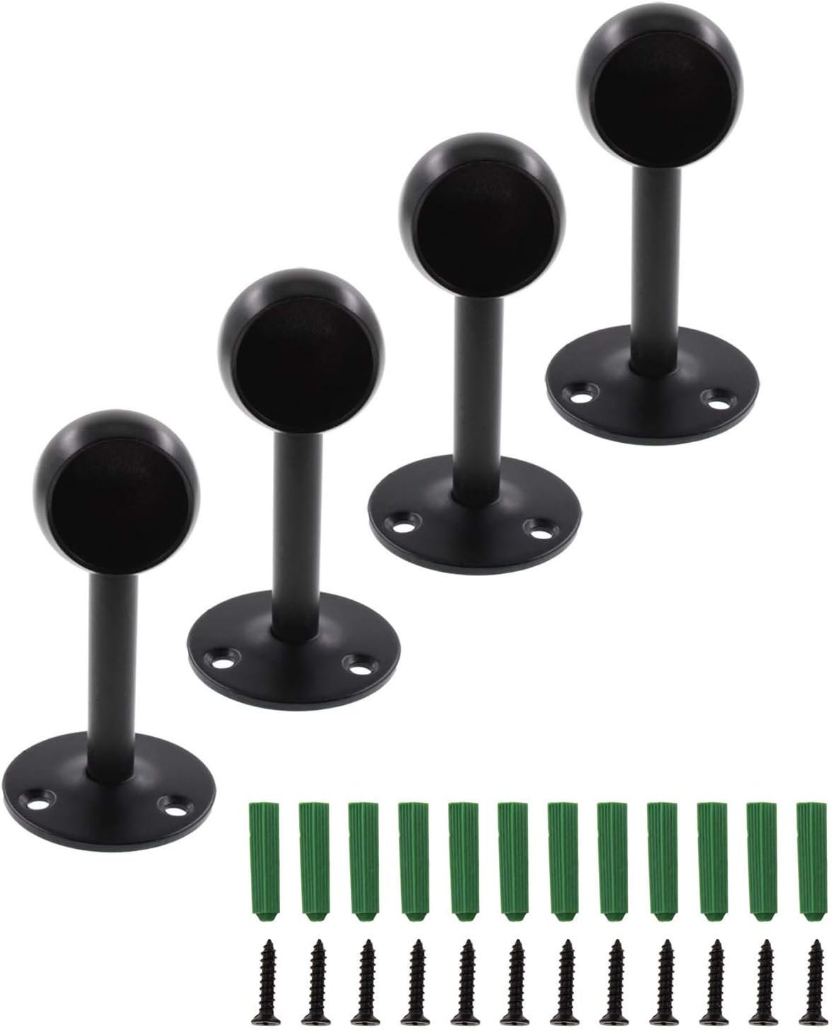 Amazon.com: Ulifestar Stainless Steel Closed Rod Holder, Heavy Duty ...