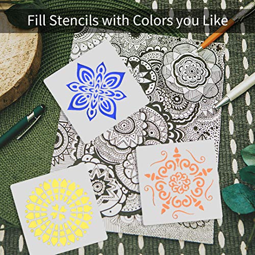35 Pack 5 1 5 1 Inch Mandala Stencil Large Reusable Mandala Dot 35-pack-5-1-5-1-inch-mandala-stencil-large-reusable-mandala-dot